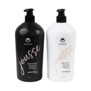 calista jousse cleanse & condition | fortifying shampoo & conditioner duo | sulfate free, paraben free | deeply hydrating hair treatment | all hair types | 32 oz.