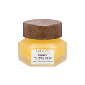 farmacy hydrating face mask - honey potion plus nourishing skincare facial mask with niacinamide, ceramides + pro-vitamin b5 to protect + replenish moisture barrier (50g)