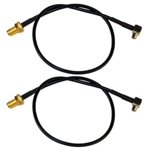 proxicast 12 inch ts9 to sma female external antenna adapter cable pigtail for 4g/5g modems, hotspots & routers - nighthawk m6/mr6500, m5/mr5100, m1/mr1100, jetpack 8800l, 7730l (ant-104-ts9-2pk)