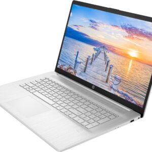 HP 17z 17.3" HD+ Touchscreen Laptop, AMD Ryzen 5 5625U Processor, 32GB DDR4 RAM, 2TB PCIe SSD, HDMI, Webcam, Fingerprint Reader, Wi-Fi 6, Windows 11 Home, Silver