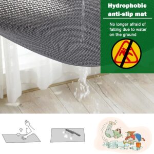 jxgzyy 3ft x16.4ft Drainage Non Slip Mat Commercial Floor Mat PVC Drainage Mat Bathroom Pool Floor Mat Mesh Big Hollow Door Mat Roll for Swimming Pool Shower Room Bathroom Indoor Outdoor Wet Area