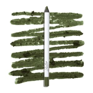 julep when pencil met gel sharpenable multi-use longwear eyeliner pencil - camo green matte - transfer-proof - high performance liner