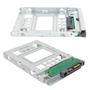 2.5" SSD to 3.5" SATA Hard Drive Tray Compatible with All 3.5in SATA/SAS Drive, 2.5in SSD to 3.5in SATA Hard Drive Caddy for Computer PC, Good Heat Dissipation, Hot Swap