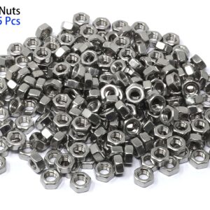 iexcell 450 Pcs M5 x 6/8/10/12/14/16/20/25/30 Stainless Steel 304 Hex Socket Head Cap Screws Bolts Hex Nuts Assortment Kit