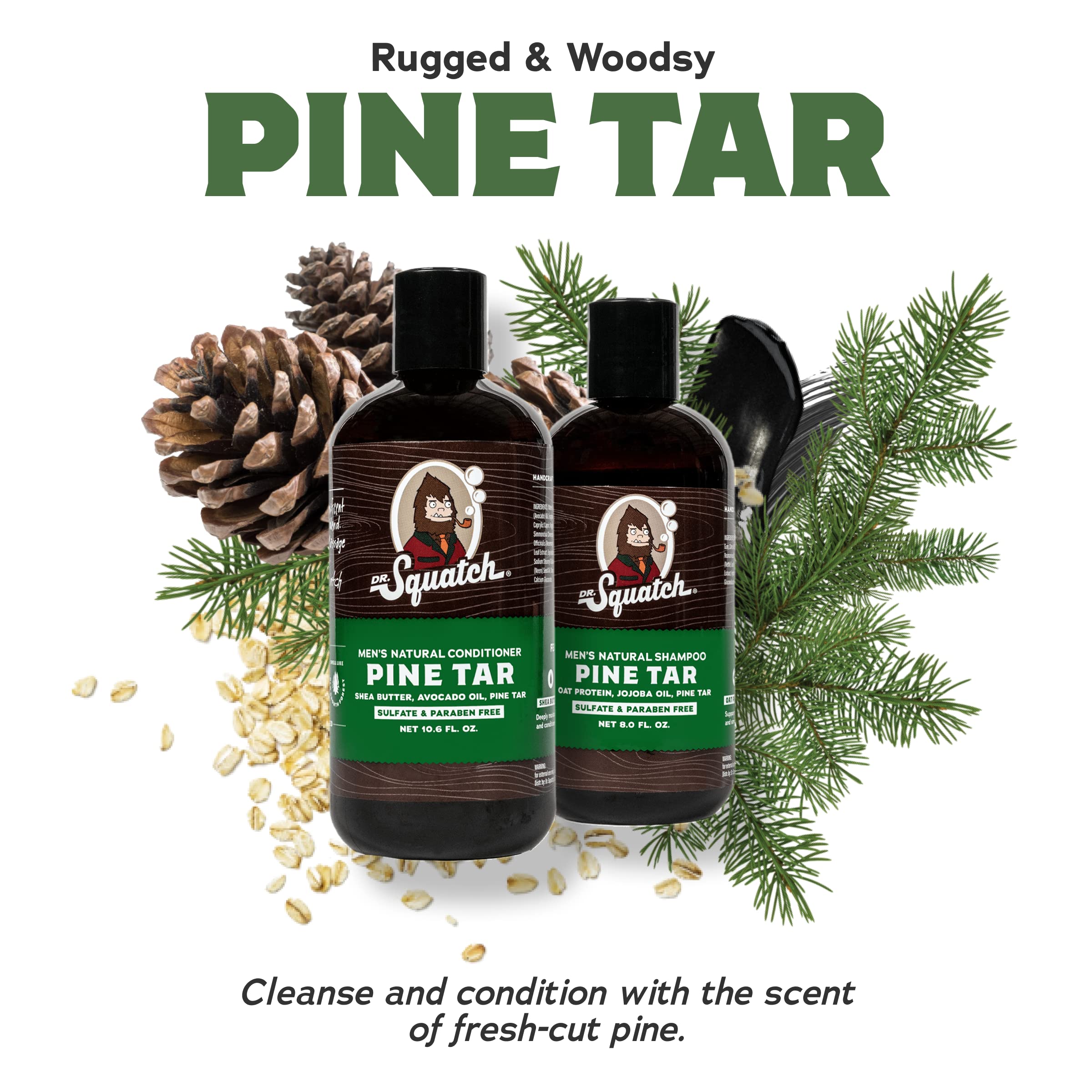 Dr. Squatch Pine Tar Hair Care Kit