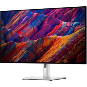 dell ultrasharp u3223qe 31.5" 4k uhd wled lcd monitor - 16:9 - black, silver