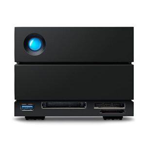 lacie 2big dock 40tb external hdd - thunderbolt and usb4 compatibility, data recovery (stlg40000400)