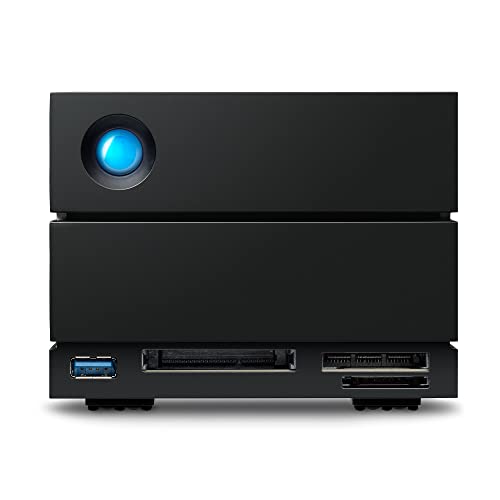 LaCie 2big Dock 40TB External HDD - Thunderbolt and USB4 Compatibility, Data Recovery (STLG40000400)