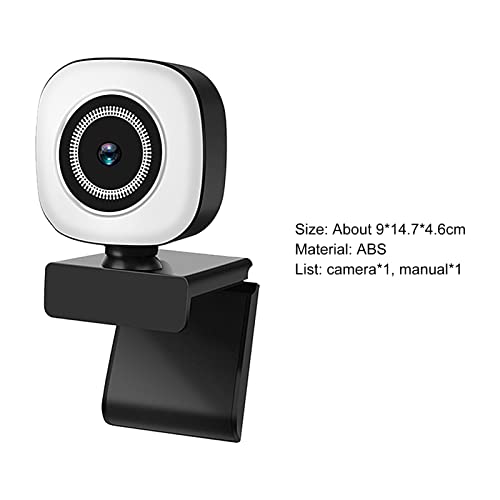 WskLinft Computer Camera Removable Privacy Cover Plug and Play Simple Practical Clear Web Camera for Video Conference