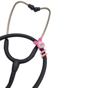 charmscope stethoscope charms - pig clown - medical gift, pink