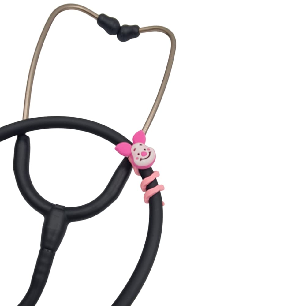 Charmscope Stethoscope Charms - Pig Clown - Medical Gift, Pink