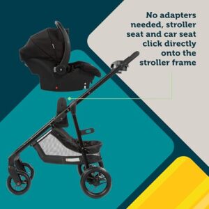 Safety 1st Grow and Go Flex 8-in-1 Car Seat Stroller Combo, Baby Stroller Travel Systems for Infants 4-30 lbs, Stroller and Carseat Combo Set, Forest Tide