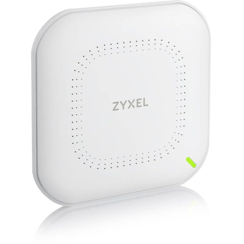 ZyXEL WiFi 6 AX1800 Wireless Gigabit Access Point | Mesh, Seamless Roaming, Captive Portal & MU-MIMO | WPA3 Security | Cloud, App or Direct Management | POE+ | AC Adapter Included |NWA90AX