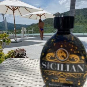 The Sicilian 200X Black Bronzer Dark Tanning Lotion Indoor Tanning Beds & Outdoor Bronzing Sun Tan Lotion