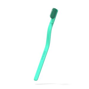 boie usa fine toothbrush - soft bristles, bpa free, perfect for sensitive teeth, long lasting, recyclable, extra soft toothbrush for adults (mint)