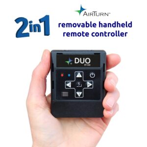 AirTurn DUO500 Silent Bluetooth Pedal Page Turner Teleprompt Live Stream App Controller