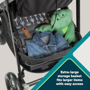 Safety 1st Grow and Go Flex 8-in-1 Car Seat Stroller Combo, Baby Stroller Travel Systems for Infants 4-30 lbs, Stroller and Carseat Combo Set, Forest Tide