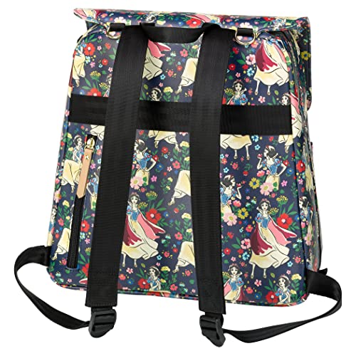 Petunia Pickle Bottom Meta Backpack, Disney Snow White's Enchanted Forest, Unisex Laptop Backpack, Compact yet Spacious, with Padded Straps and Accessory Pockets