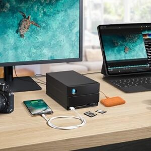 LaCie 2big Dock 40TB External HDD - Thunderbolt and USB4 Compatibility, Data Recovery (STLG40000400)