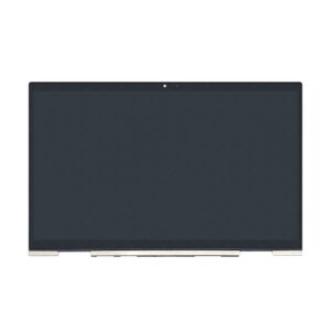 lcdoled replacement for hp envy x360 13t-bd 13t-bd0xx 13t-bd1xx 13t-bd000 13t-bd100 13.3 inches fhd 1080p ips lcd display touch screen digitizer assembly bezel with board 30pin (pale gold)