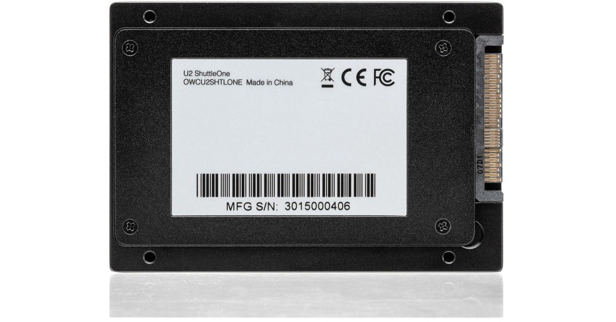 OWC U2 Shuttleone NVMe M.2 to 2.5-inch U.2 SSD Adapter