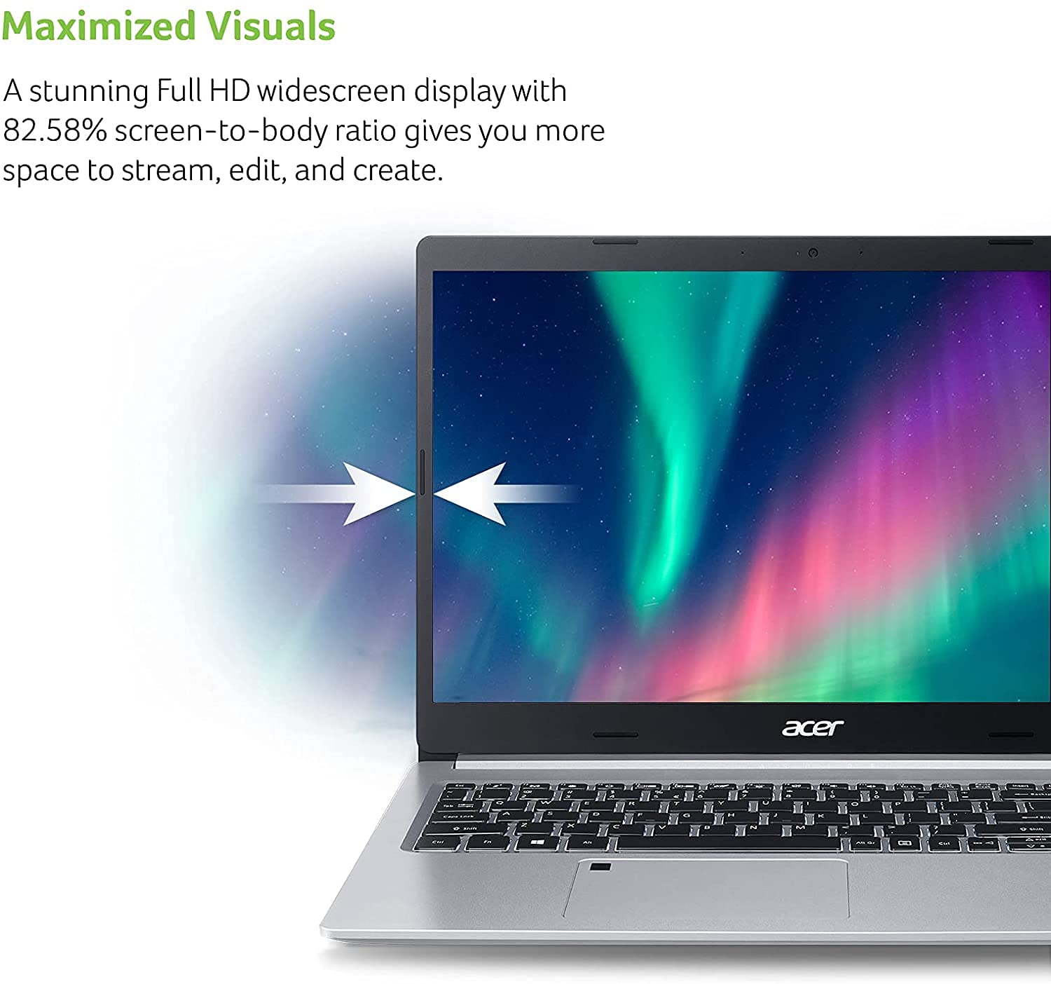 2022 Newest Acer Aspire 5 Slim Laptop, 15.6" Full HD IPS, AMD Ryzen 3 3350U Quad-Core Processor, 8 GB DDR4 RAM, 256 GB SSD, Intel WiFi 6, Backlit KB, Fingerprint Reader, Windows 11 (Renewed)