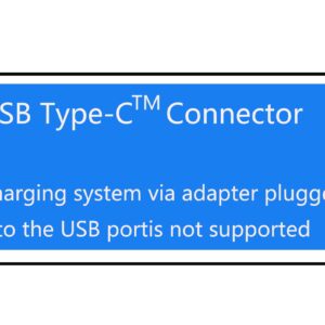 iBuyMax USB-C Docking Station Cable for HP Elitebook 840 G3, X260 1030 G2, Elite X2 1012 G1, Single Custom end (AC + USB Type-C to USB Type-C), Black