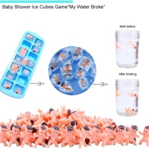 sansheng 1"Mini Babies Plastic for Baby Shower,Baby Party Preference/Baby Shower, Ice Games, Baby Game Decoration Party Decoration(80 Pieces)