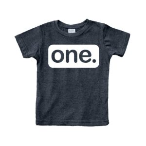 first birthday outfit boy 1st birthday boy gifts one year old shirt baby boys (charcoal black, 18 months)