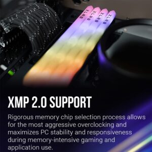 PNY XLR8 Gaming REV RGB 32GB (2x16GB) DDR4 3600MHz (PC4-28800) CL18 1.35V Dual Channel Desktop (DIMM) Memory – MD32GK2D4360018X2RGB