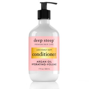 deep steep hair conditioner, 17oz (argan oil hydrating volume)