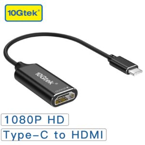 USB C to HDMI Adapter 4K Cable, Type-C to HDMI Adapter, Compatible for MacBook Pro/Air, ipad Pro, Samsung Galaxy, Dell XPS, Google PixelBook and More Type c Devices