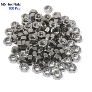 iexcell 200 Pcs M6 x 8/10/12/14/16/20/25/30 Stainless Steel 304 Hex Socket Button Head Cap Screws Bolts Nuts Assortment Kit