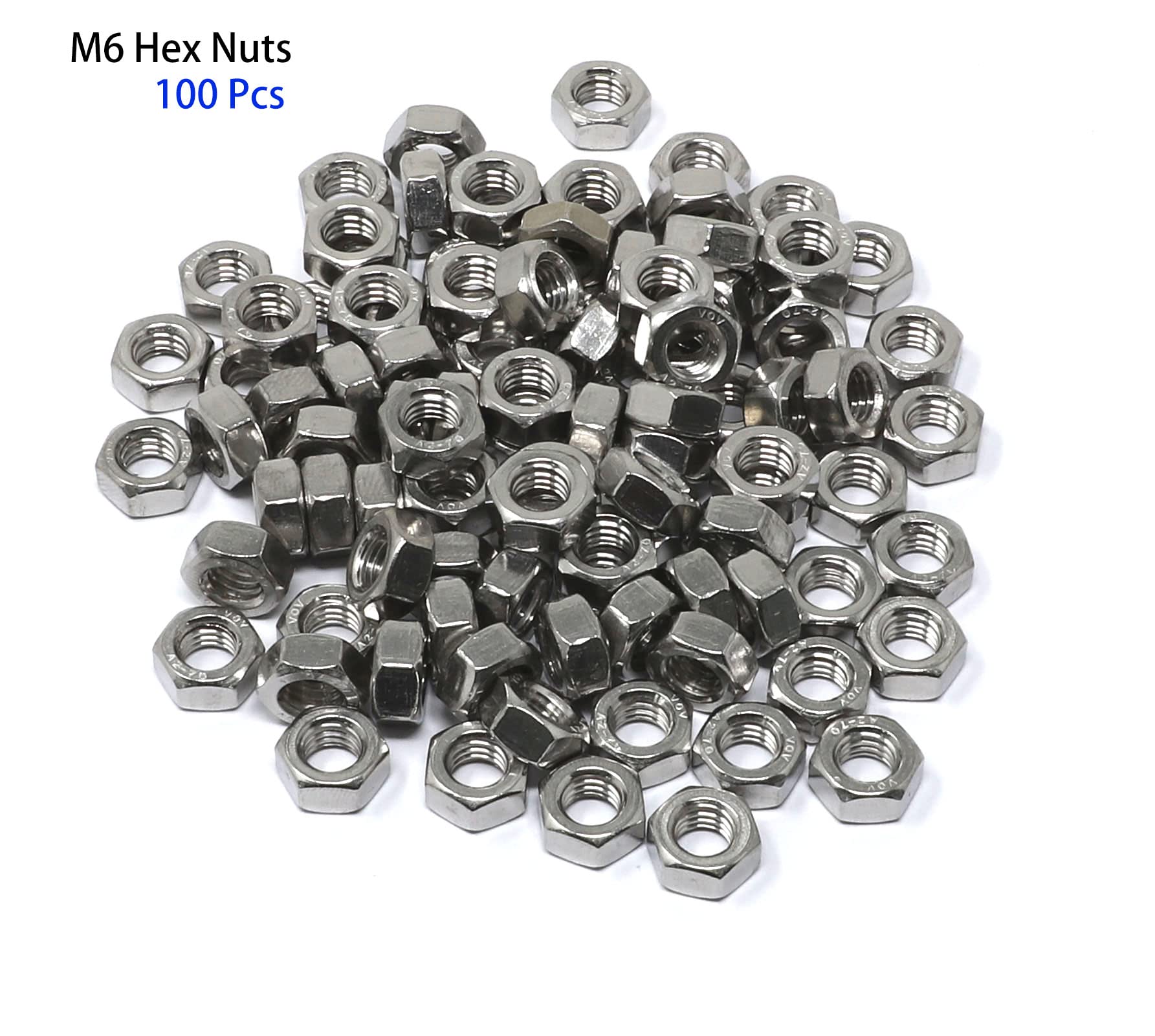 iexcell 200 Pcs M6 x 8/10/12/14/16/20/25/30 Stainless Steel 304 Hex Socket Button Head Cap Screws Bolts Nuts Assortment Kit