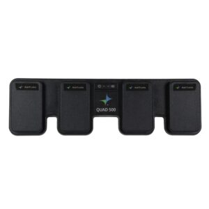 AirTurn QUAD500 Silent Bluetooth Pedal Page Turner Teleprompt Live Stream App Controller