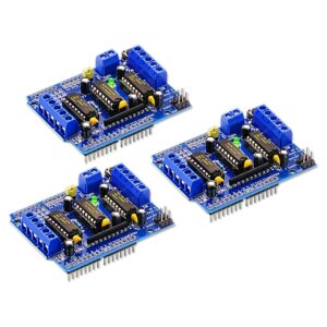 v telesky 3pcs l293d motor driver module - shield expansion board compatible with arduino for duemilanove raspberry pi mega uno r3 avr atmel