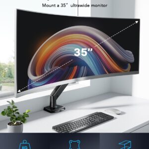 HUANUO Single Monitor Mount 32 & 35 Inch