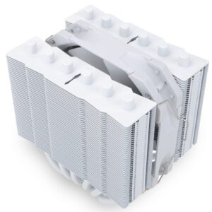 thermalright silver soul 135 white dual tower cpu air cooler, 6x6mm heat pipes, tl-d12pro-g pwm fan, aluminium heatsink cover, aghp technology, for amd am4/am 5/intel 1700/1150/1151/1200/2011/2066