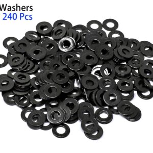 iexcell 720 Pcs M4 x 6/8/10/12/16/20/25/30/35/40/45/50 Alloy Steel 12.9 Grade Hex Socket Head Cap Screws Bolts Washers Assortment Kit, Black Oxide Finish