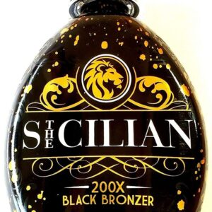 The Sicilian 200X Black Bronzer Dark Tanning Lotion Indoor Tanning Beds & Outdoor Bronzing Sun Tan Lotion