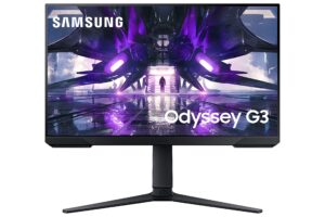 samsung odyssey g3 fhd gaming monitor, 144hz, hdmi, vertical monitor, amd freesync premium, g30a (ls24ag302nnxza), 24-inch (renewed)