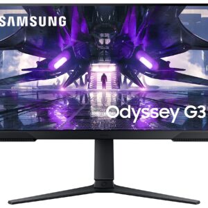 SAMSUNG Odyssey G3 FHD Gaming Monitor, 144hz, HDMI, Vertical Monitor, AMD FreeSync Premium, G30A (LS24AG302NNXZA), 24-Inch (Renewed)