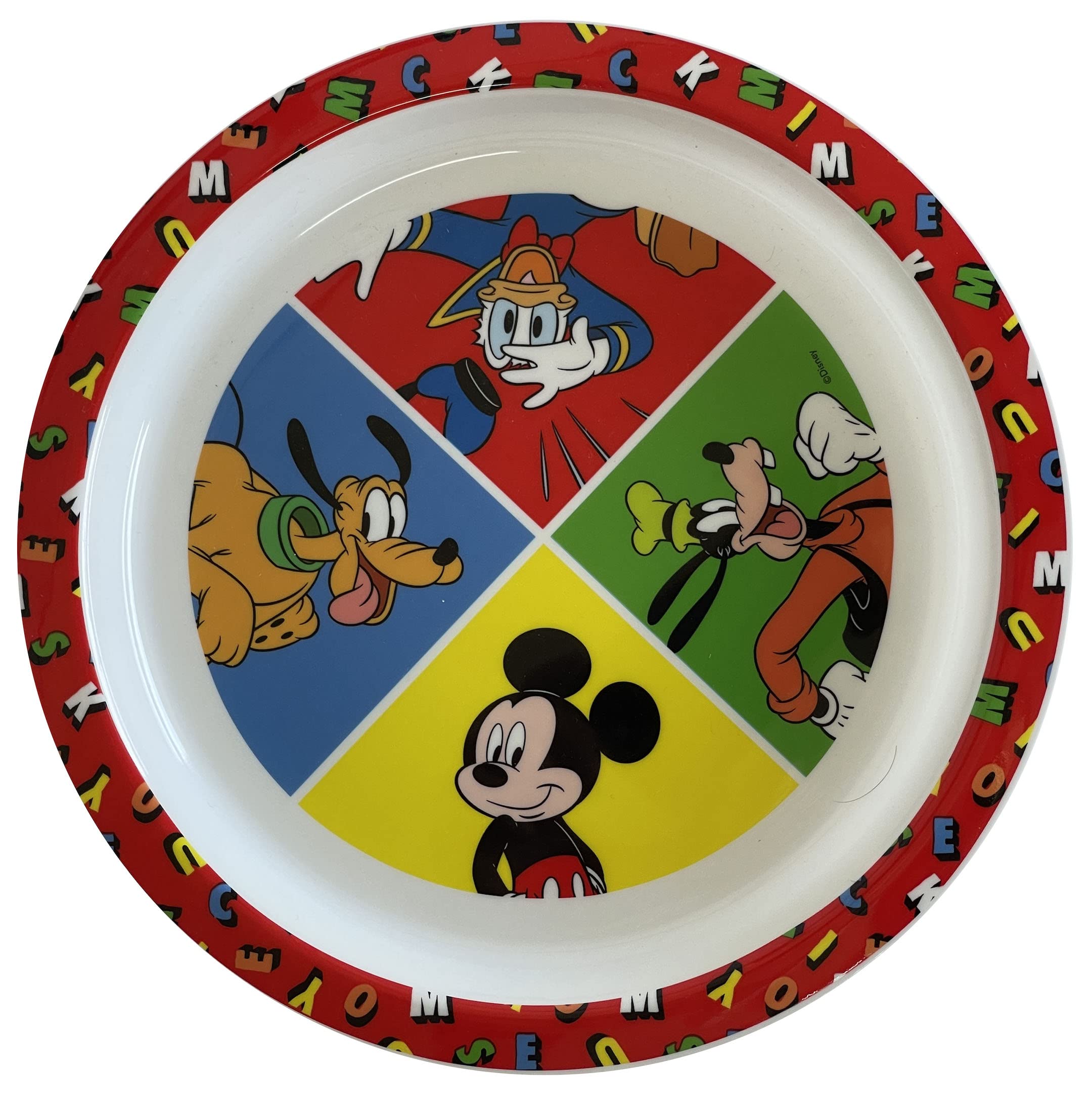 5 Piece Dinnerware Sets featuring Mickey and Minnie Mouse (Mickey)