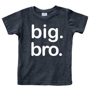 big brother shirt, big bro shirt, big brother announcement shirt, big brother t shirt toddler (charcoal black, 18 months)