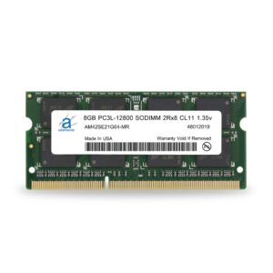 adamanta 8gb (1x8gb) compatible for dell latitude e7450, e7250, 7250, e5550, 5550, e5450, 5450, e5250, 5250 ddr3l 1600mhz pc3l-12800 sodimm 2rx8 cl11 1.35v notebook laptop memory ram upgrade