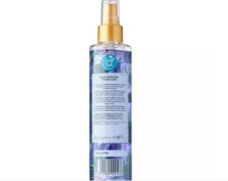 Fresh Feel Body Mist Fresh Love 200ml - Light and refreshing body fragrance. Spritz it on after bathing or showering. Top up throughout the day.