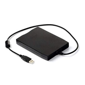 Tatoonly Superjiuex 3.5 inch 1.44MB FDD Black USB Portable External Interface Floppy Disk FDD External USB Floppy Drive for Laptop