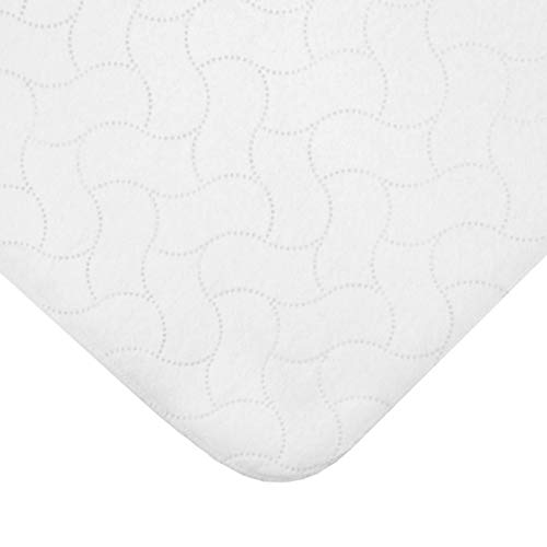 American Baby Company Waterproof Embossed Quilt-Like Flat Cradle/Bassinet Protective Pad Cover