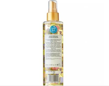 Fresh Feel Body Mist Fresh Blossom 200ml - Light and refreshing body fragrance. Spritz it on after bathing or showering. Top up throughout the day.