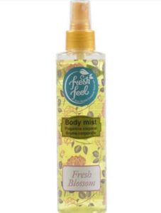 fresh feel body mist fresh blossom 200ml - light and refreshing body fragrance. spritz it on after bathing or showering. top up throughout the day.